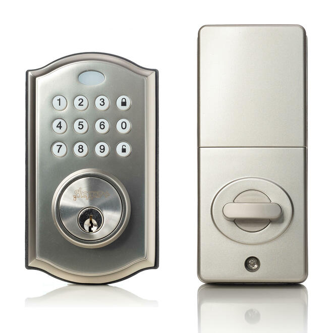 Smart Door Lock with WiFi, Keypad, Keys, Remote Control with APP ...