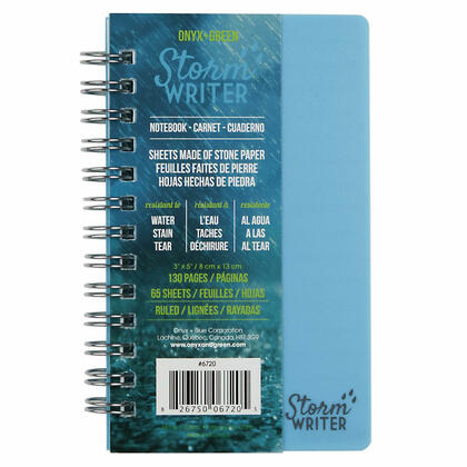 Onyx & Green® Eco-Friendly Storm Writer Notebook