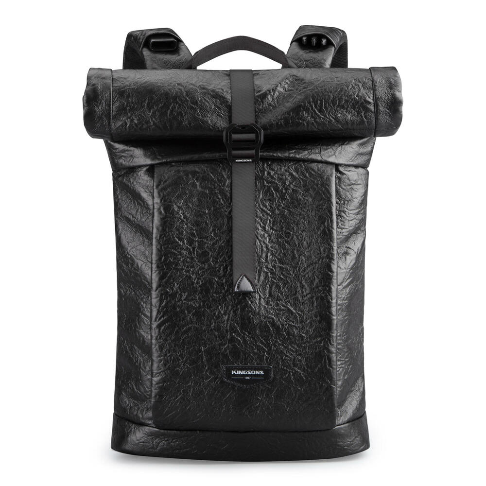 Roll Top 15in Laptop Backpack for Men & Women Travel Casual Rucksack