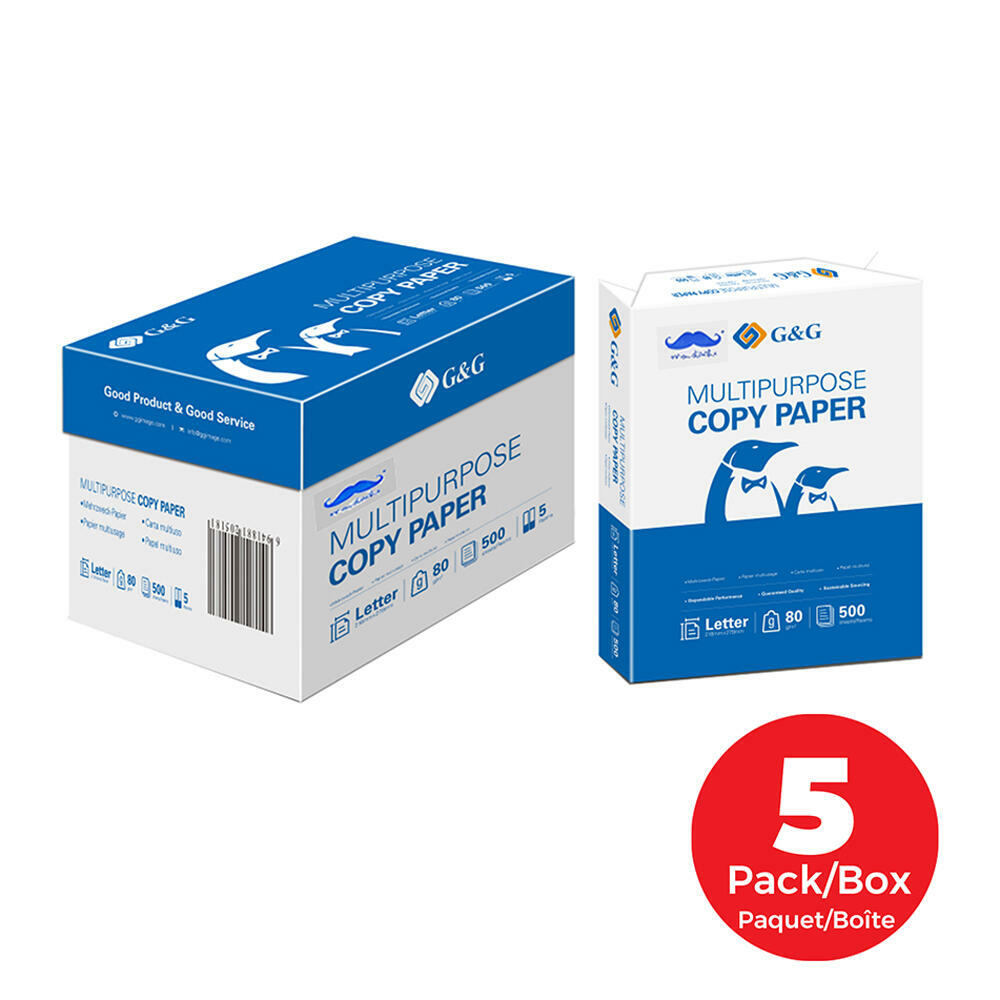 Moustache Printer Paper - 8.5" x 11" - 21lbs - 500 Sheets