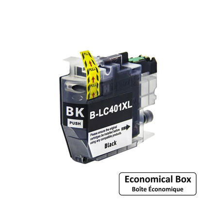 Brother LC401XLBKS Compatible Black Ink Cartridge High Yield ...