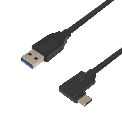 Câble mâle USB 3.1 Type-C avec angle droit/gauche vers mâle droit A - 3 ...