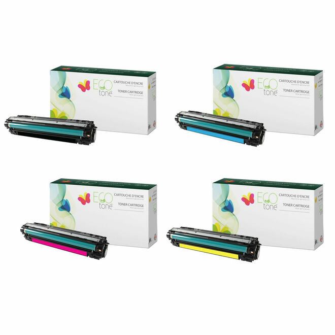 Remanufacturée HP 650A cartouche de toner de qualité supérieure combo ...