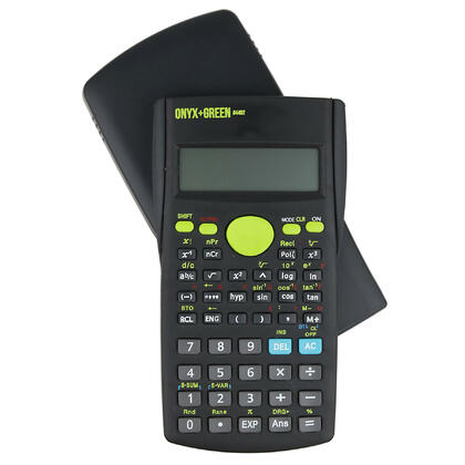 Onyx & Green® calculatrice scientifique portative écologique à 12 ...