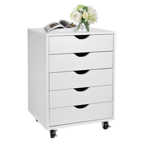 5-Drawer Mobile Filing Carbinet - Moustache