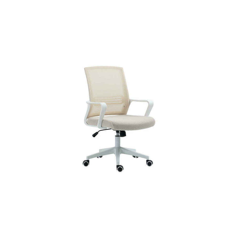 Mid-Back Rolling Desk Chair – Ergonomic Support for Home & Office