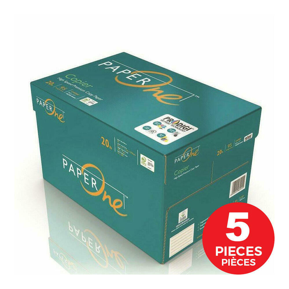 Paperone Copy Paper - Letter size, 95 brightness, 8.5" x 11",500 Sheets ...