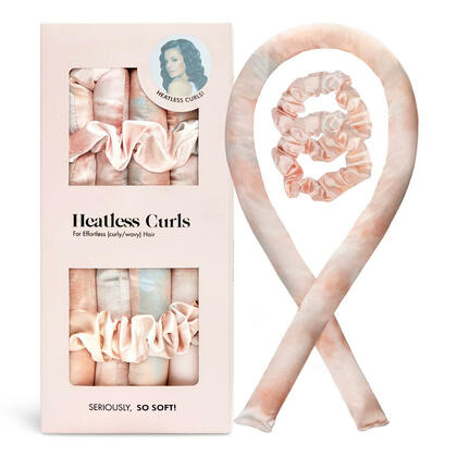 Satin Heatless Curling Set Heatless Curling Rod Headband 1 Hair Rollers ...