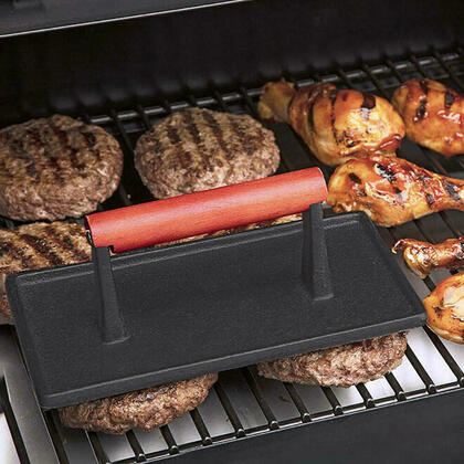 Barbecue Burger Steak Bacon Cast Iron Grill Press for Home and ...