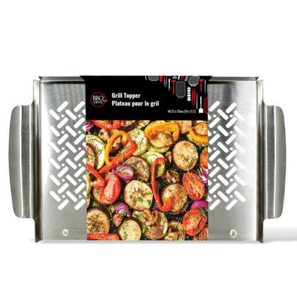 Stainless Steel Grill Topper with Shallow Design - BBQ Devil
