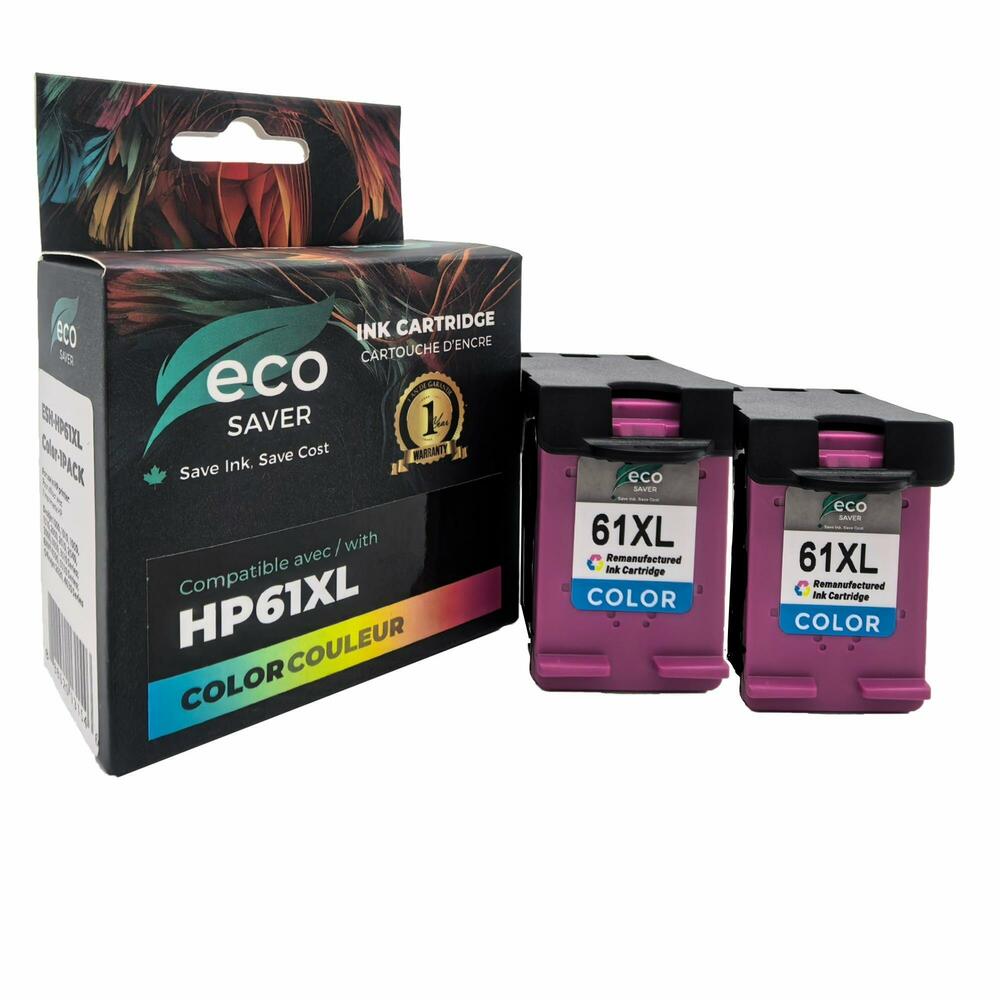 Remanufactured HP 61XL CH564WN Tri-Color Ink Cartridge High Yield - Eco ...