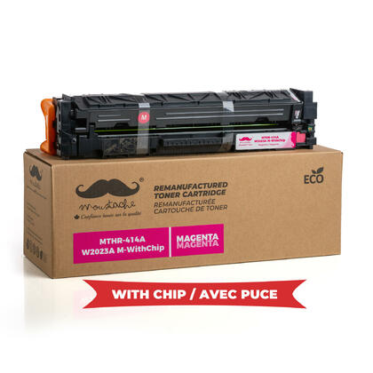Remanufactured HP 414A W2023A Magenta Toner Cartridge - With Chip ...