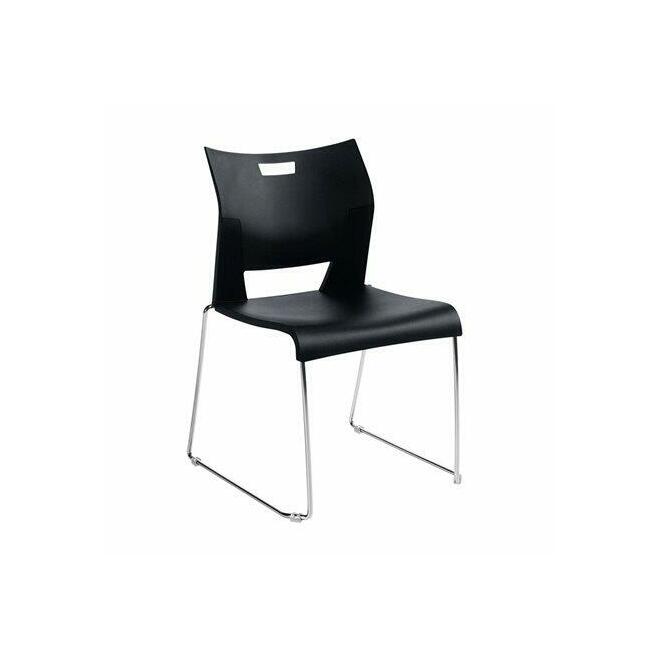 Global® Chaise empilable sans accoudoirs duet, salle de conférence ...