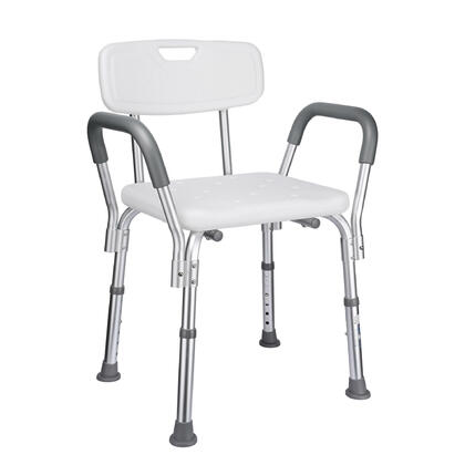 Aluminum Medical-Grade Shower Chair with Detachable Armrests ...