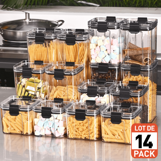 Contenants hermétiques pour le stockage des aliments, 5 paquets - STORA