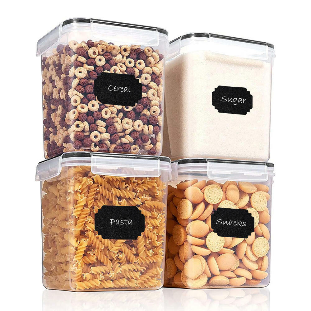 4-Piece Airtight Food Storage Container Set with Lids | ShopperPlus