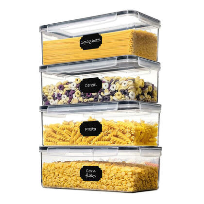 4-Piece Airtight Food Storage Container Set with Lids | ShopperPlus