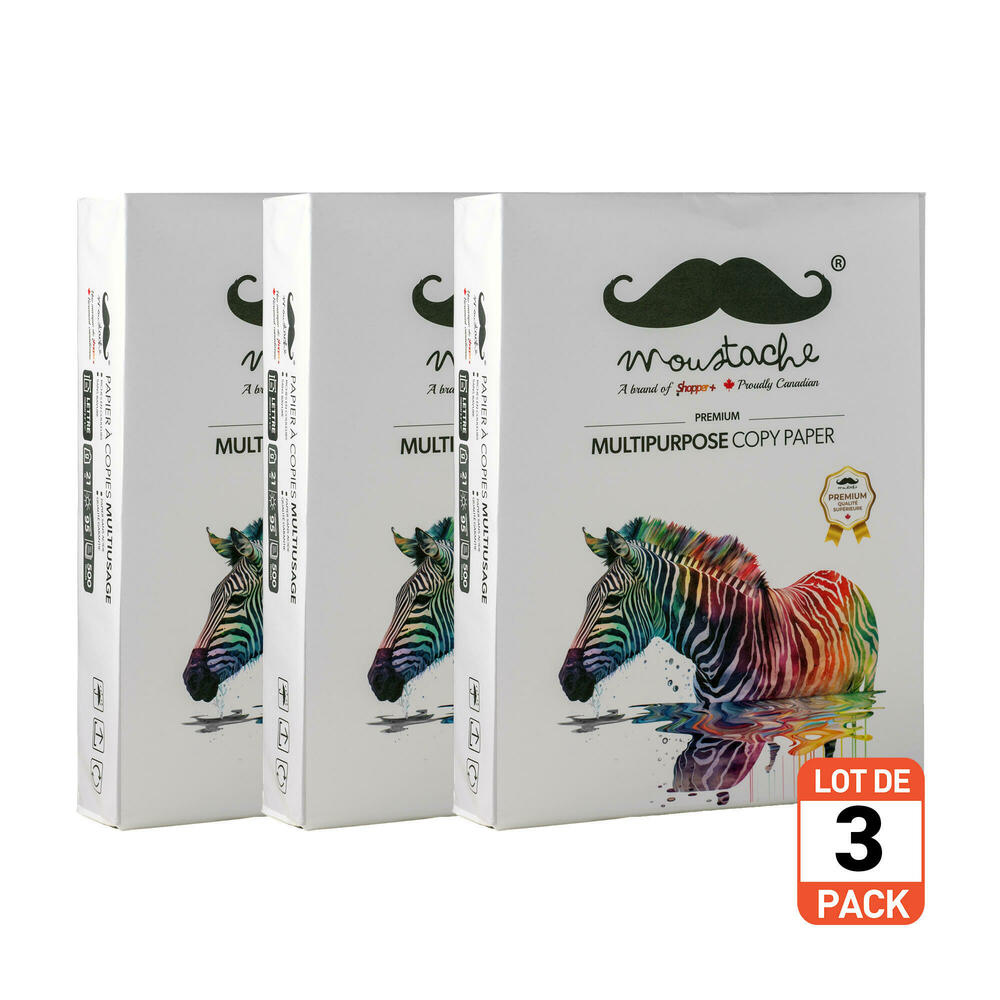 Moustache Printer Paper - 8.5" x 11" - 21lbs - 500 Sheets