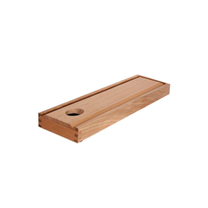 Brush Box For Short Handle Brushes - Sliding Lid - 10.5" x 4" x 1.25"