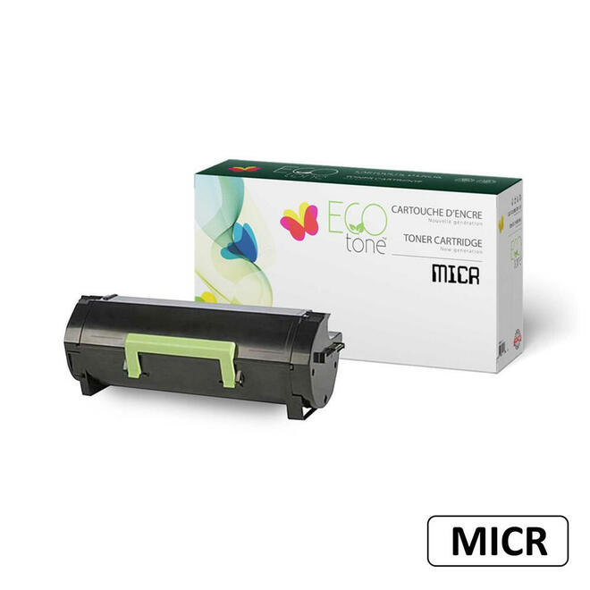 Lexmark 501 50F1000 MICR cartouche de toner remanufacturée noire de ...