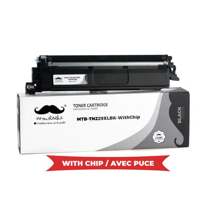 Brother TN229XLBK High Yield Black Toner Cartridge