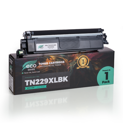 Brother TN229XLBK Toner Cartridge - Black, High Yield, Eco-Saver