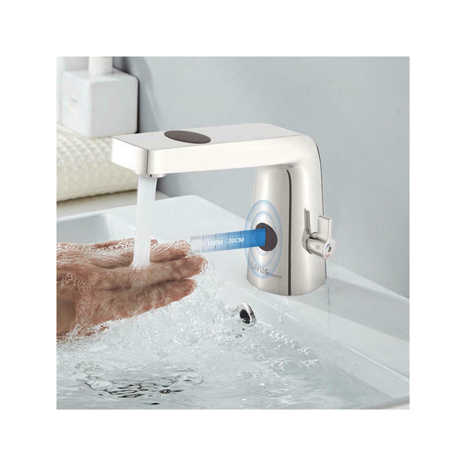Automatic Touchless Infrared & Wave Sensor Bathroom Basin Faucet ...