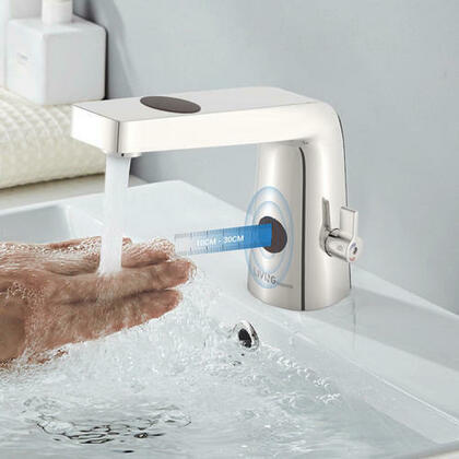 Automatic Touchless Infrared & Wave Sensor Bathroom Basin Faucet ...
