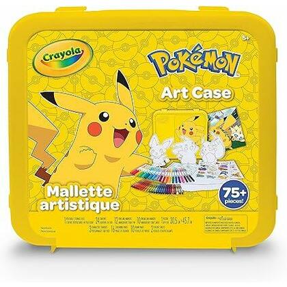 Crayola® Pokémon 75-Piece Art Case Set