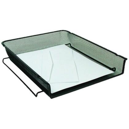 Winnable® Front Load Mesh Stackable Letter Tray, 3"x 10.6" x 13.3" ,Black