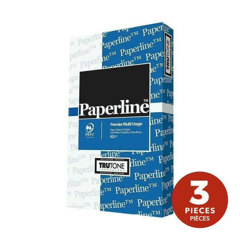 Paperline™ Office Paper, 20 lbs, 92 Bright, Letter / Legal, 5000 Sheets ...