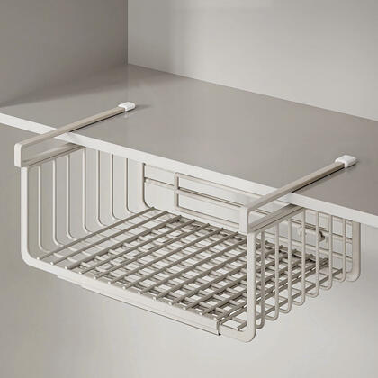 Panier suspendu sous étagère, panier de rangement extensible et ...