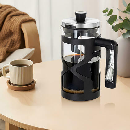 French Press Coffee Maker with 3 Minute Timer Handle, 34 Ounce, Triple ...