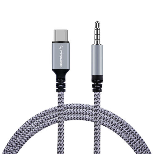 Type-C to 3.5 mm Audio Aux Jack Adapter Male to Male 4 Pole Audio Cable ...