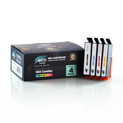 HP 923 Compatible Ink Cartridge Combo Pack - BK/C/M/Y