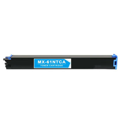 Sharp MX-61NT-CA Compatible Cyan Toner Cartridge