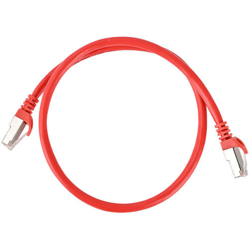 Cat6a SSTP 26AWG 10GB Molded Network Ethernet Patch Cable - Red ...