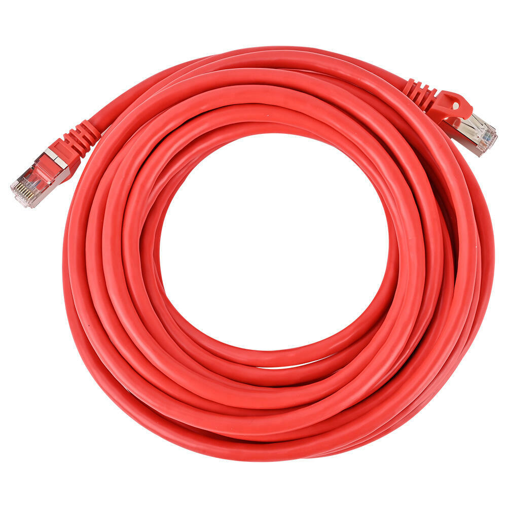 Cat6a SSTP 26AWG 10GB Molded Network Ethernet Patch Cable - Red ...