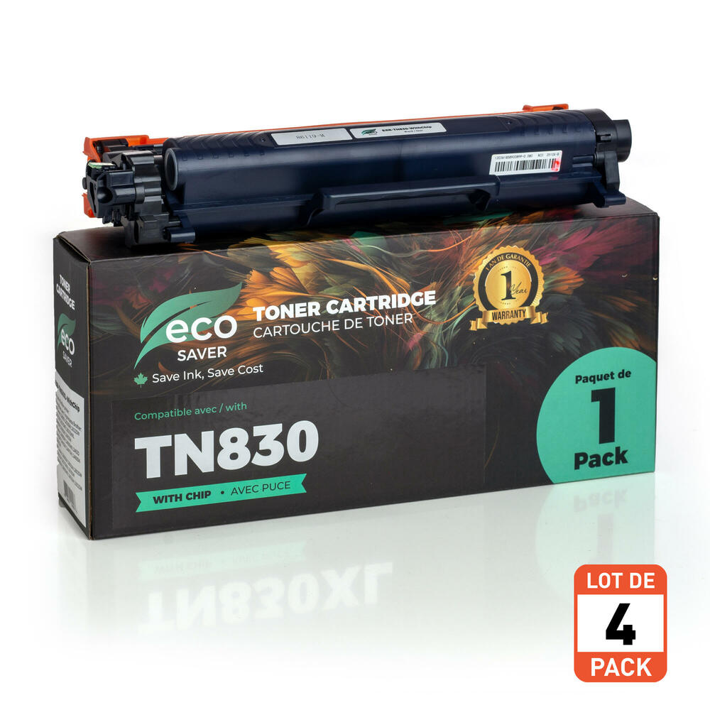 Black Compatible Toner TN830 for Brother HL-L2480DW and MFC-L2760DW ...