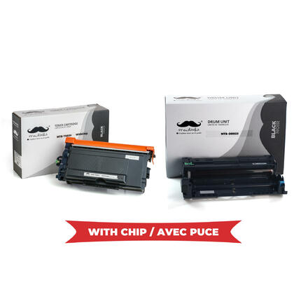 Moustache® TN920 et DR920 Toner-Drum Set - Avec puce, Compatible