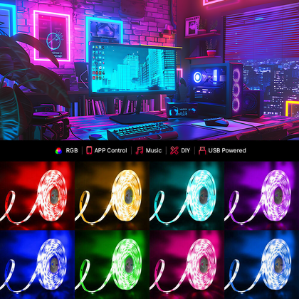 OLIGHT Ostrip LED Strip Light With Smart App 16.4 Ft- OLIGHT