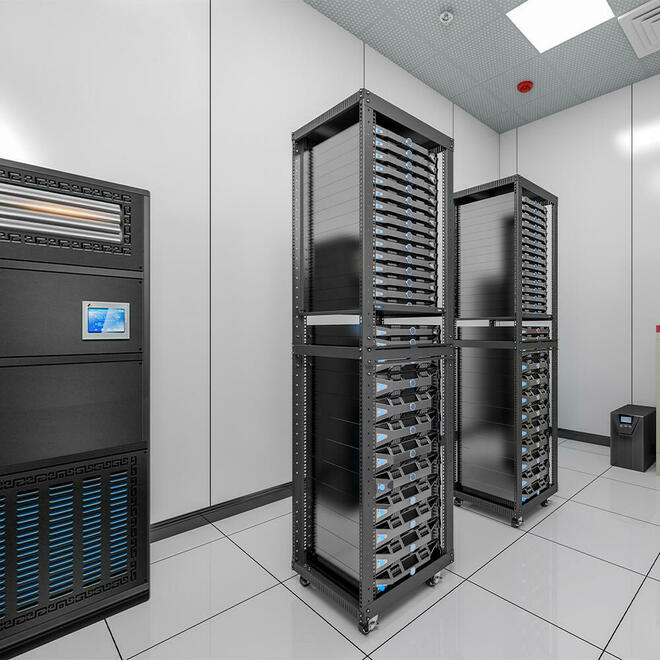 42U Mobile Open Frame Server Rack with Wheels + PDU (6 Outlets ...