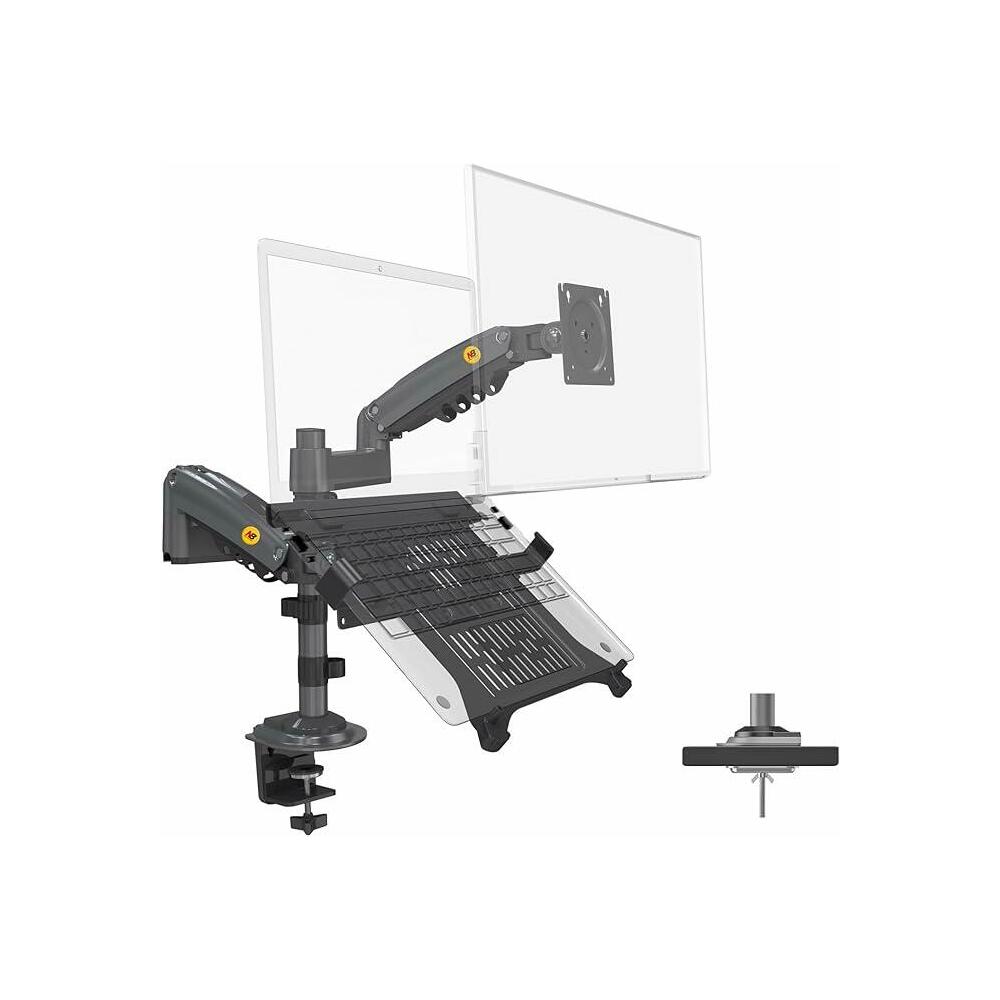 Dual Screen Monitor Stand Fits 17"-27" Screens - North Bayou