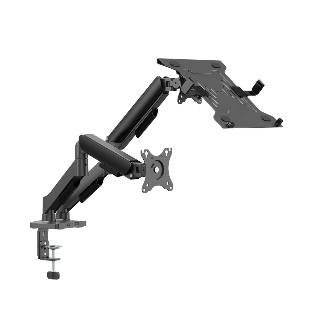 Dual Screen Desktop Mount for 17"-27" Monitors - PrimeCables