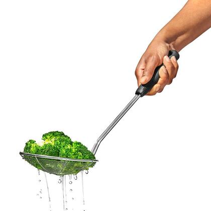 OXO Good Grips Stainless Steel Spider Scoop & Strain Skimmer 36.5cm/ 14 ...