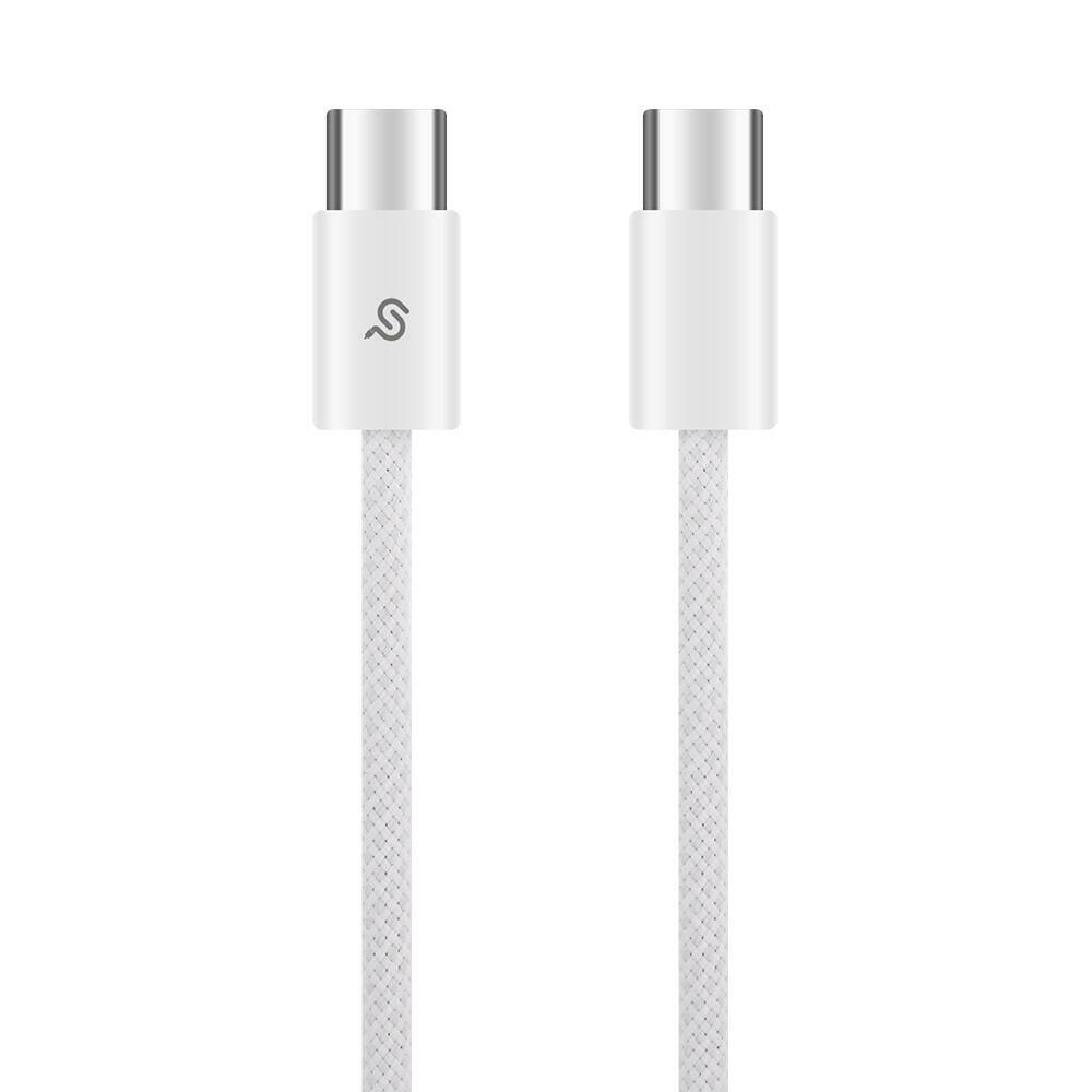 60W USB-C to USB-C Cable Type-C Fast Charging Charging Cord, 1M, White ...