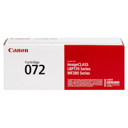 Genuine Canon 072 Original Black Toner – 1,400 Pages