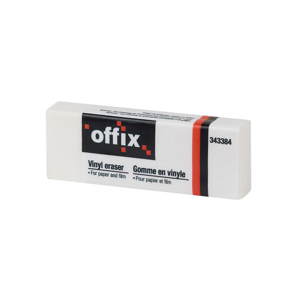 Offix Manual Eraser Vinyl Eraser for Paper and Film - 1 / Pack 343384
