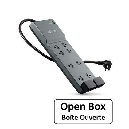 8-Outlet Home/Office Surge Protector with Telephone Protection, 6ft ...