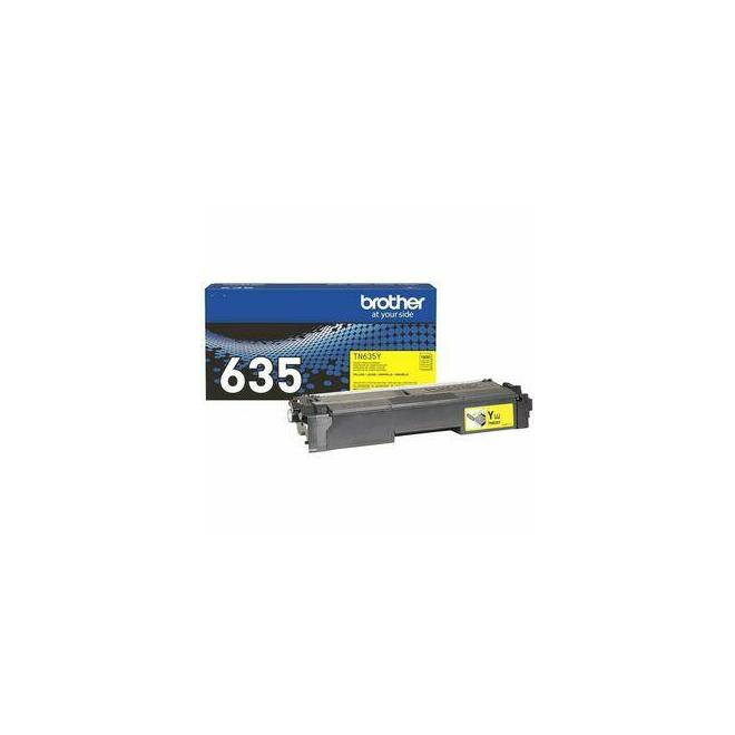 Cartouche de toner origine Brother TN635 jaune standard capacité